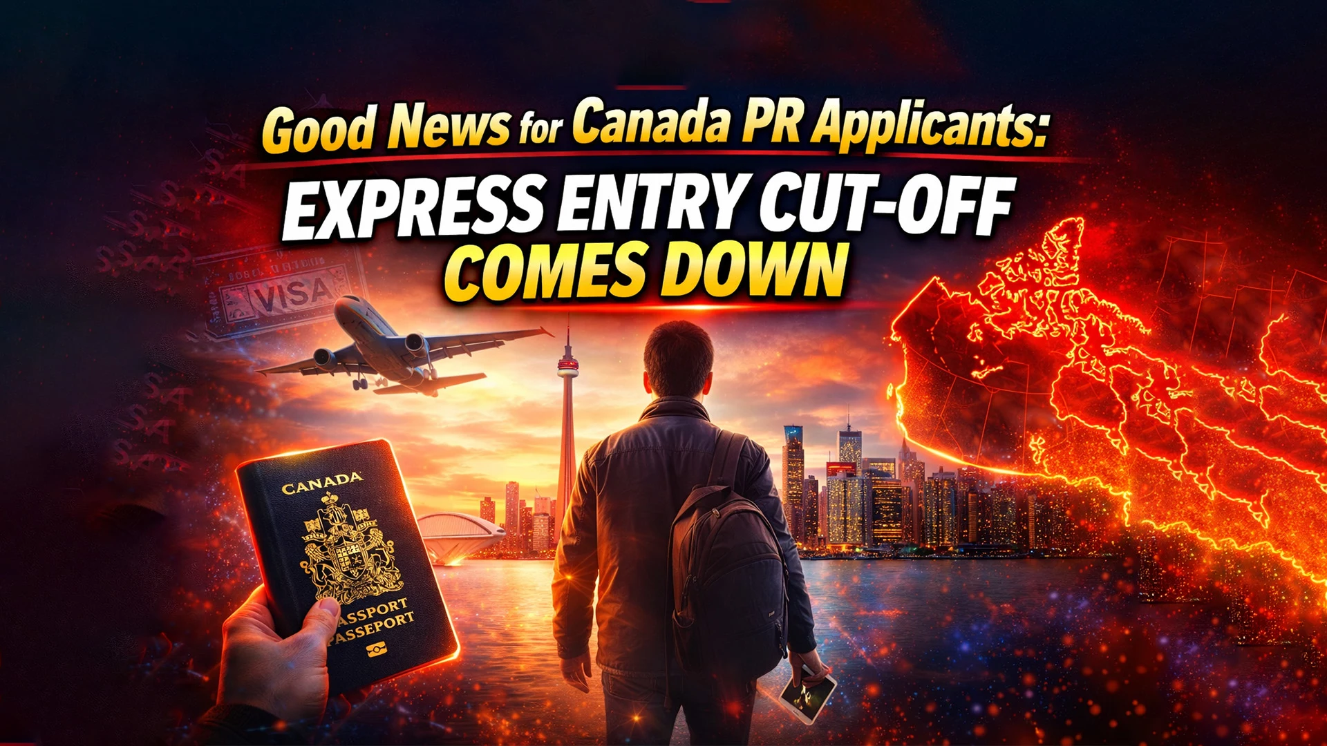 Good News for Canada PR Applicants: Express Entry Cut-Off Comes Down ...