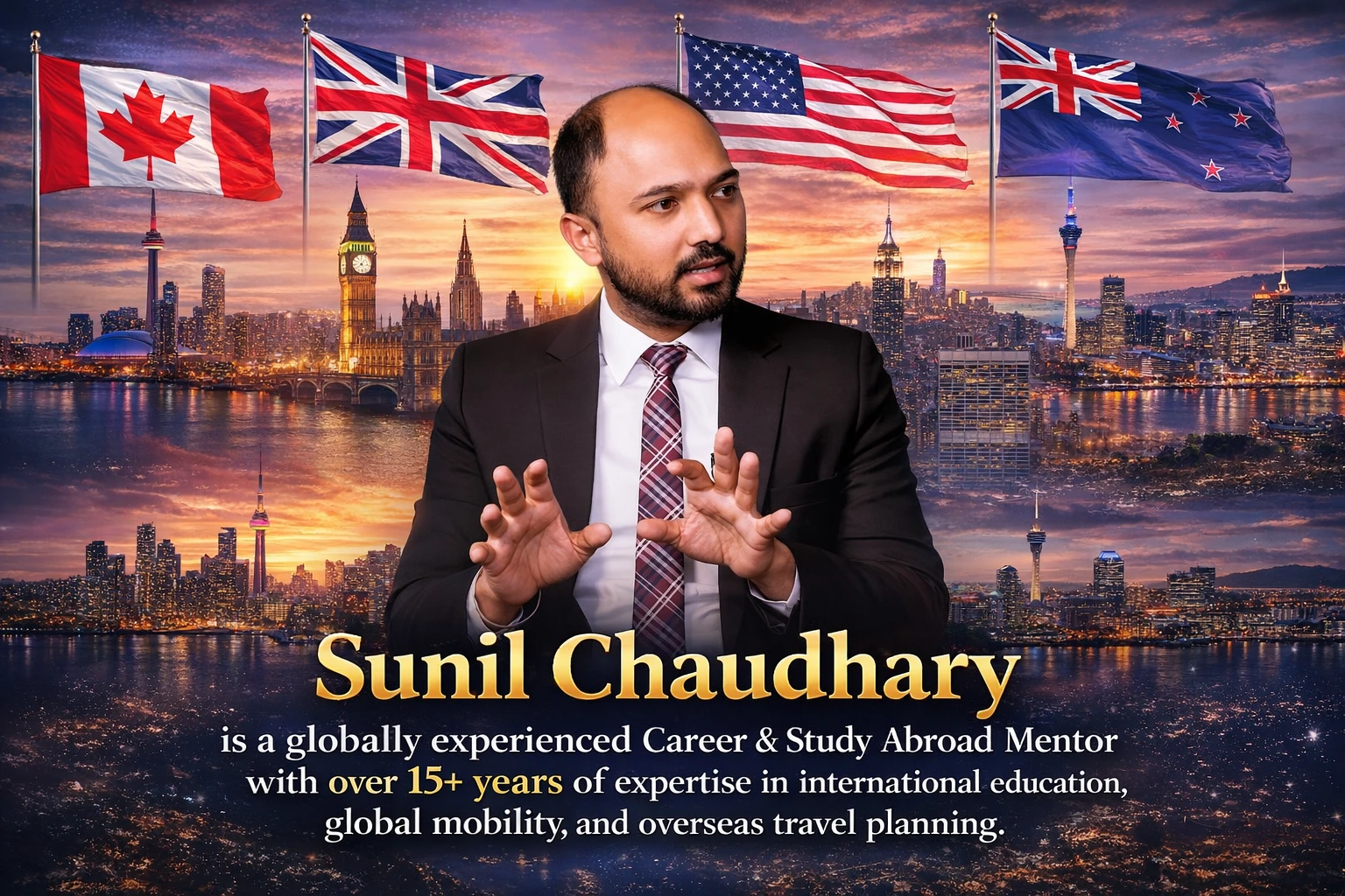 Sunil Chaudhary as Career & Study Abroad Mentor - Sunil Chaudhary